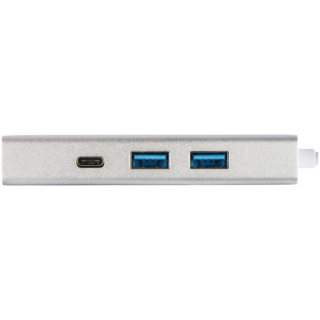 Hub multiport Hama USB Type-C, Argintiu - eMAG.ro