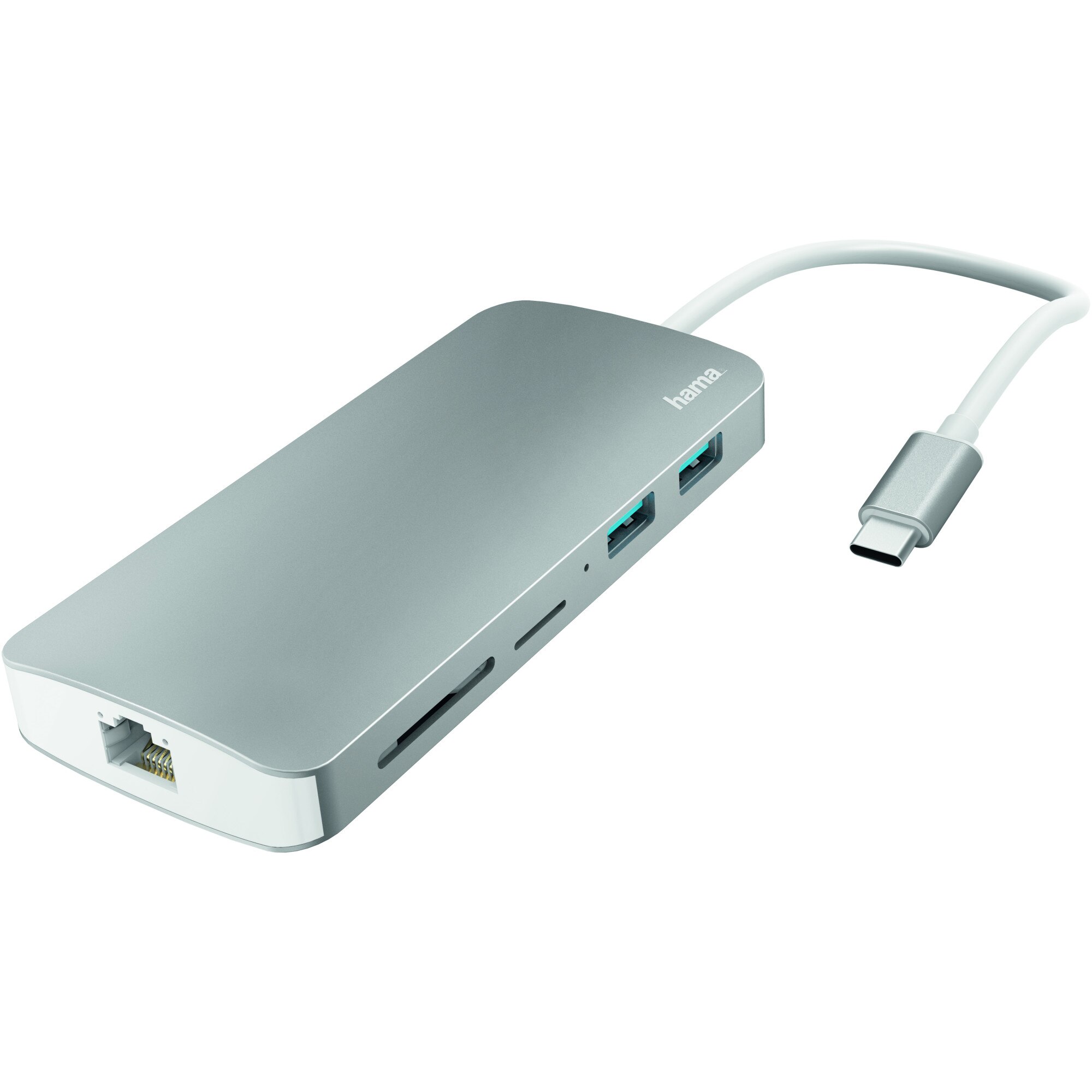 Hub multiport Hama USB Type-C, Gri - eMAG.ro