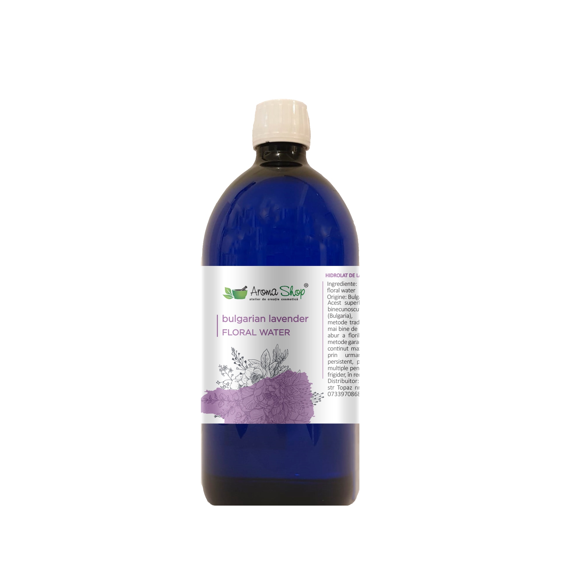 Apa florala, Hidrolat de Lavanda, Aroma-Shop, 1000gr - eMAG.ro