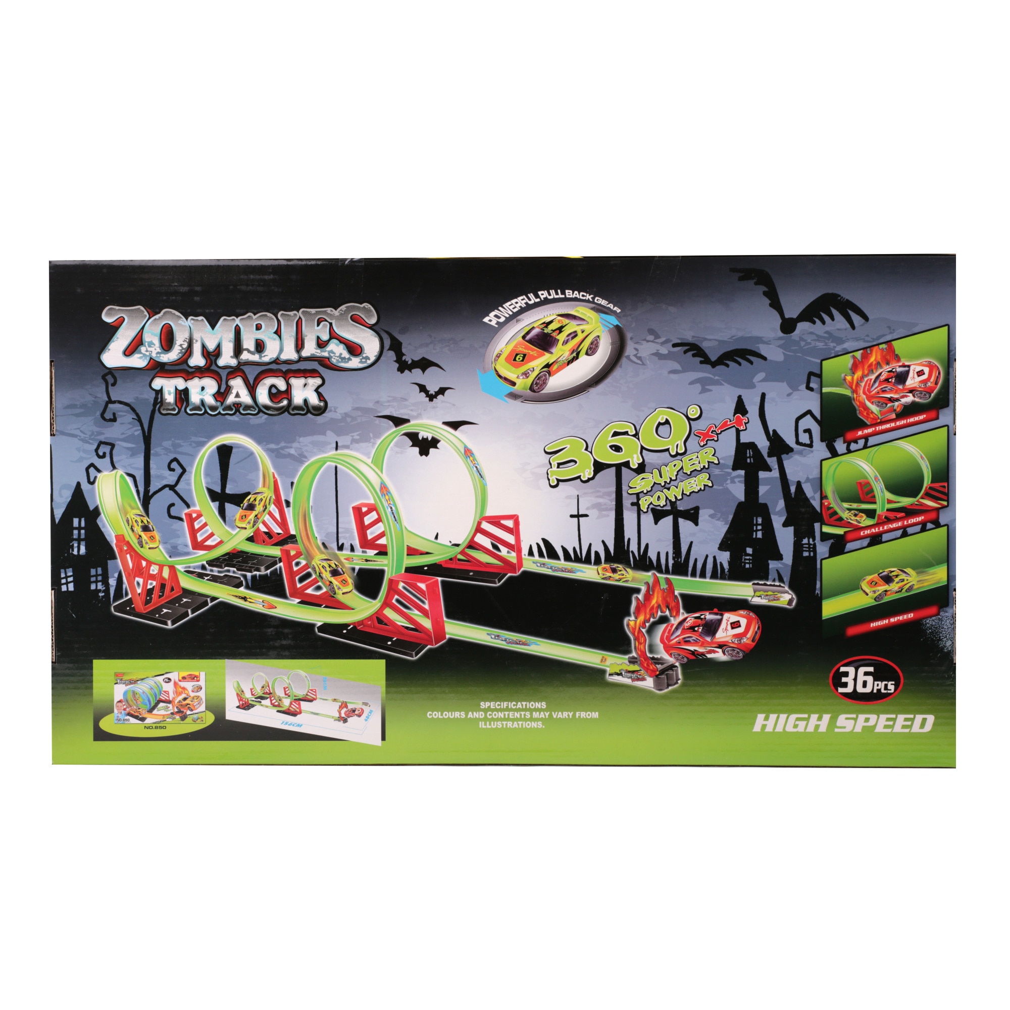 Zombies Track autópálya, spirális akrobatikus kör - eMAG.hu