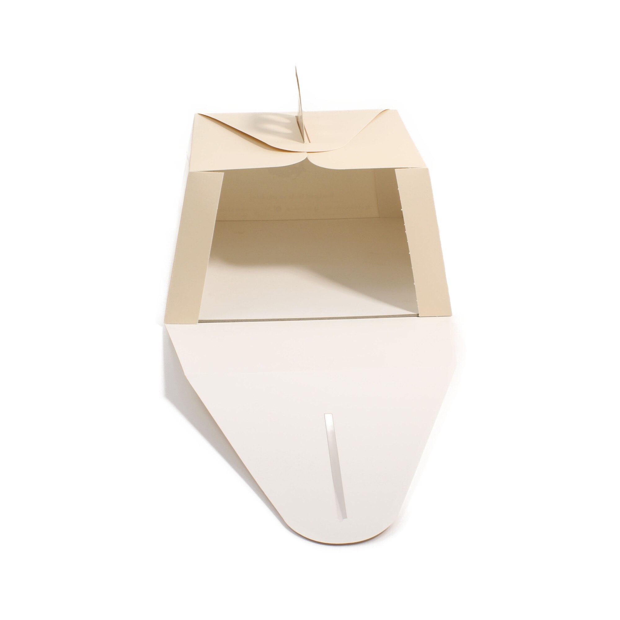 Cutie tort Excelsior Media Print 26x26x13.5 cm, bej 25 bucati/set - eMAG.ro