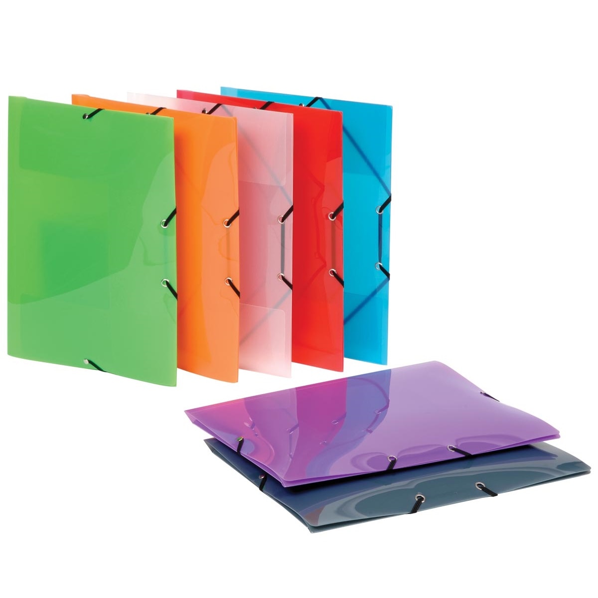 Mapa plic Viquel 113383, cu 3 clape, A4 - 23 x 32 cm, inchidere cu ...