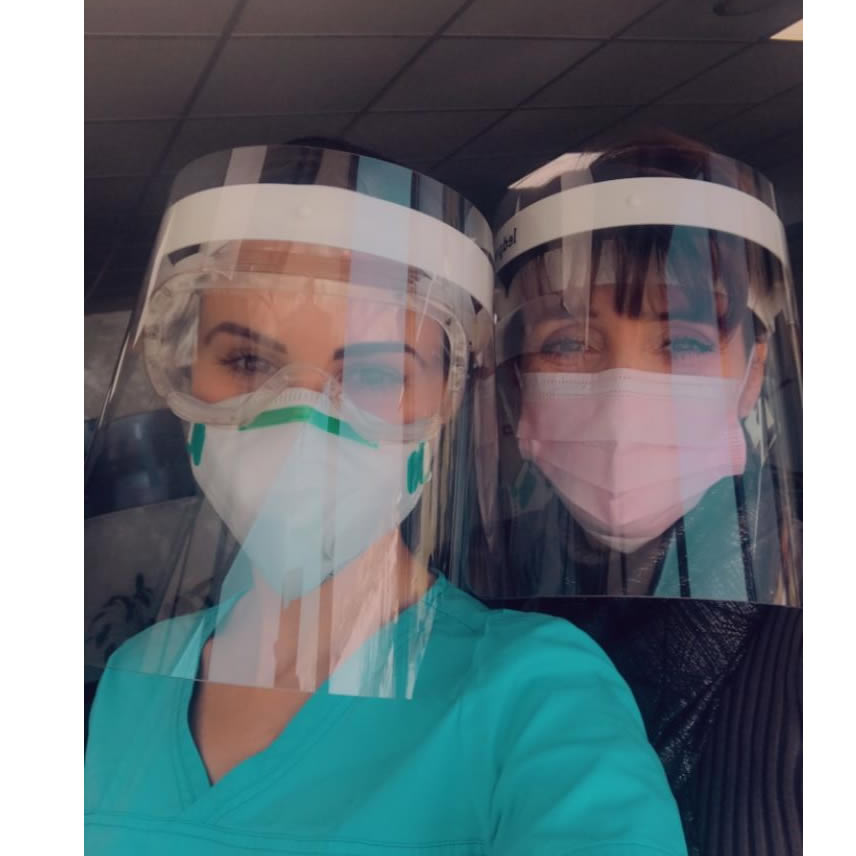 Set 3 Viziera de protectie pentru fata Led Power LPS-001 - eMAG.ro