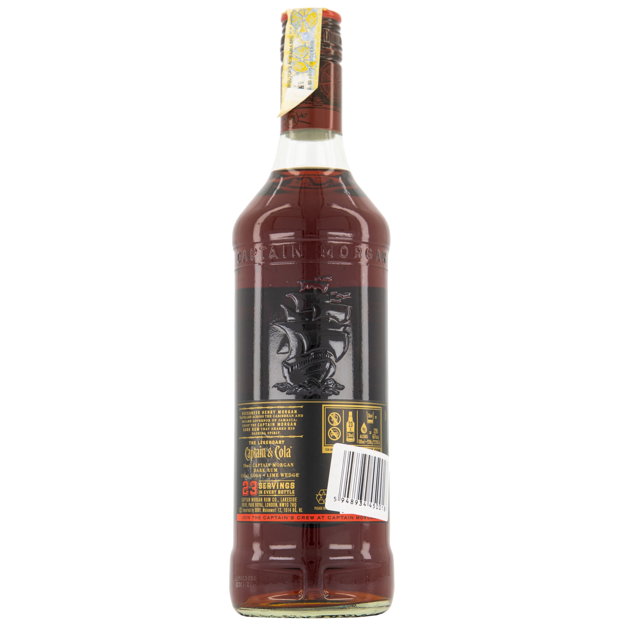 Rom Captain Morgan Dark, 700 ml - eMAG.ro