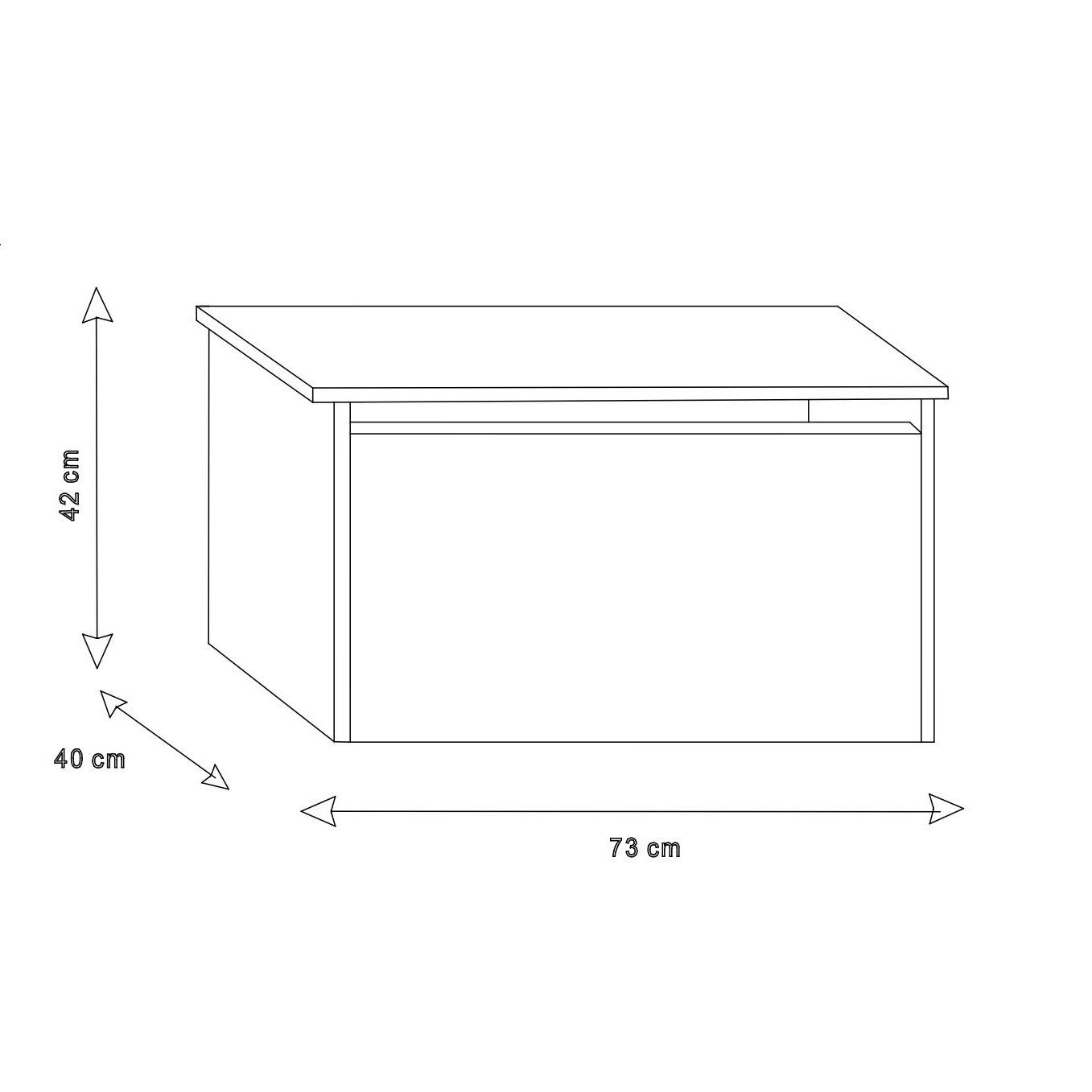 Cutie de jucarii Daria Panda 42 cm x 40 cm x 73 cm - eMAG.ro