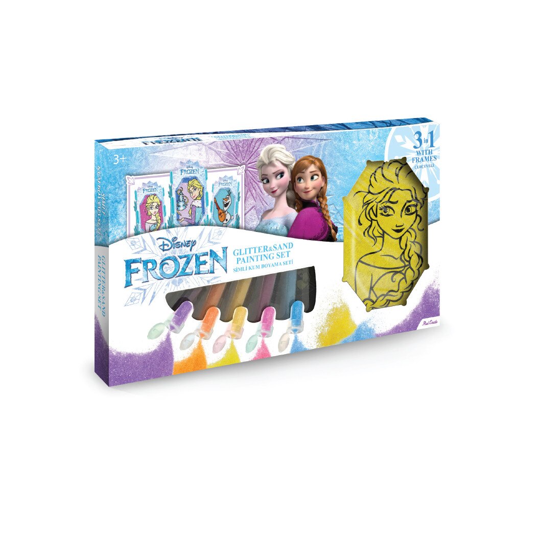 Homok rajz, 3 festmény, többszínű, Frozen, Disney - eMAG.hu