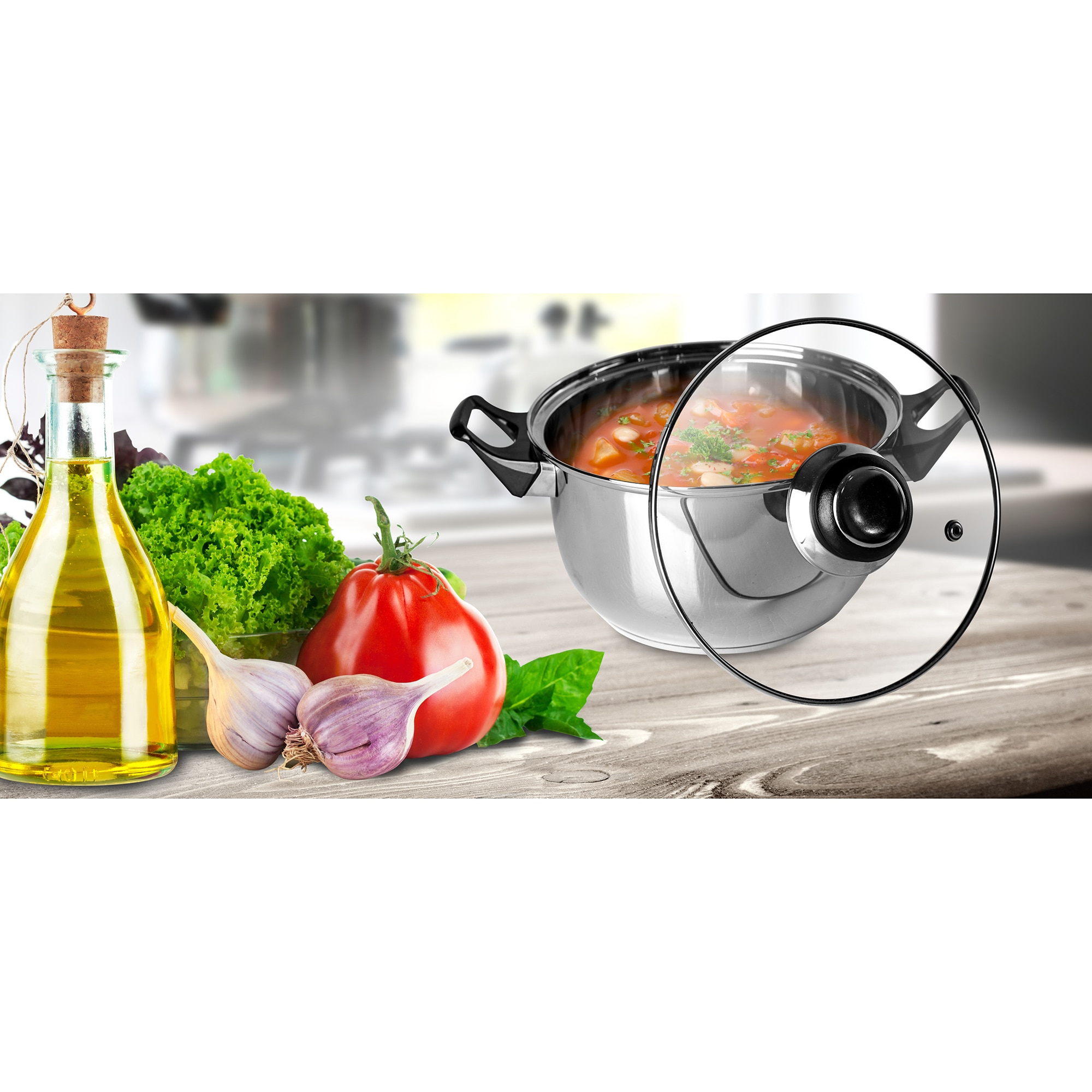 Cratita Inox Vanora Home cu capac, 18 x 10.5 cm, 2.2 l, Primo - eMAG.ro Cratita Inox Vanora Home cu capac, 18 x 10.5 cm, 2.2 l, Primo - eMAG.ro