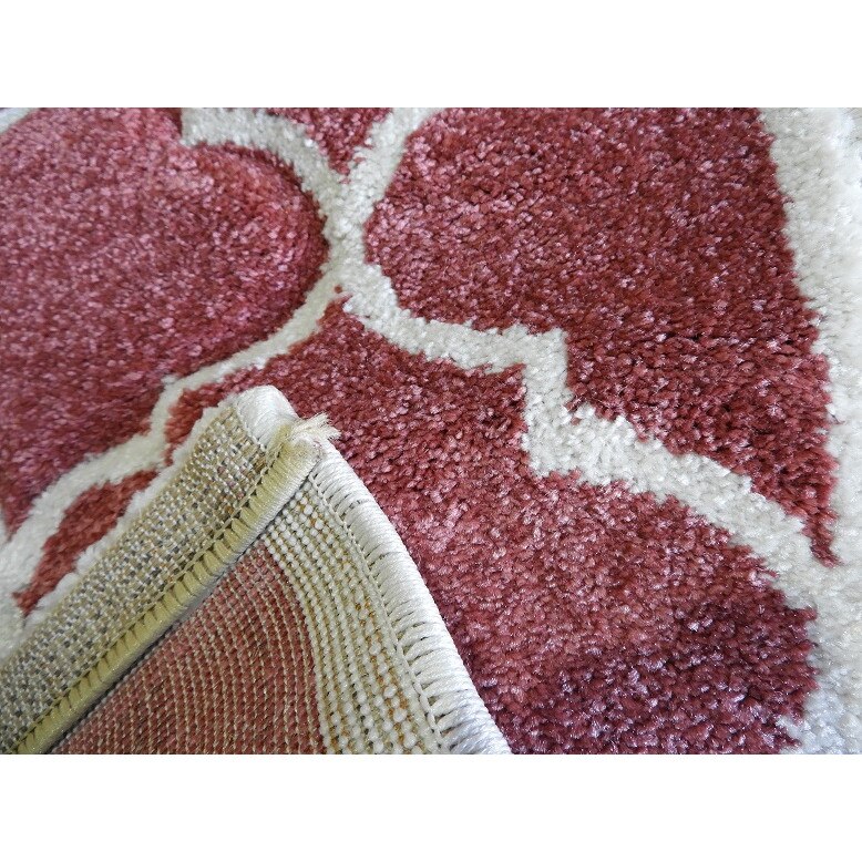 Covor Hora M003A, Roz, 160cm x 250cm - eMAG.ro