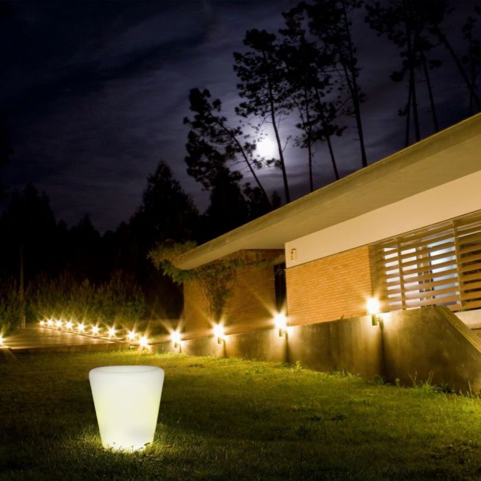 Ghiveci luminos LED RGB, cu telecomanda - eMAG.ro