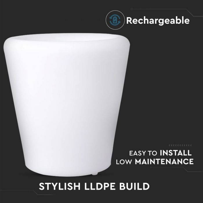 Ghiveci luminos LED RGB, cu telecomanda - eMAG.ro