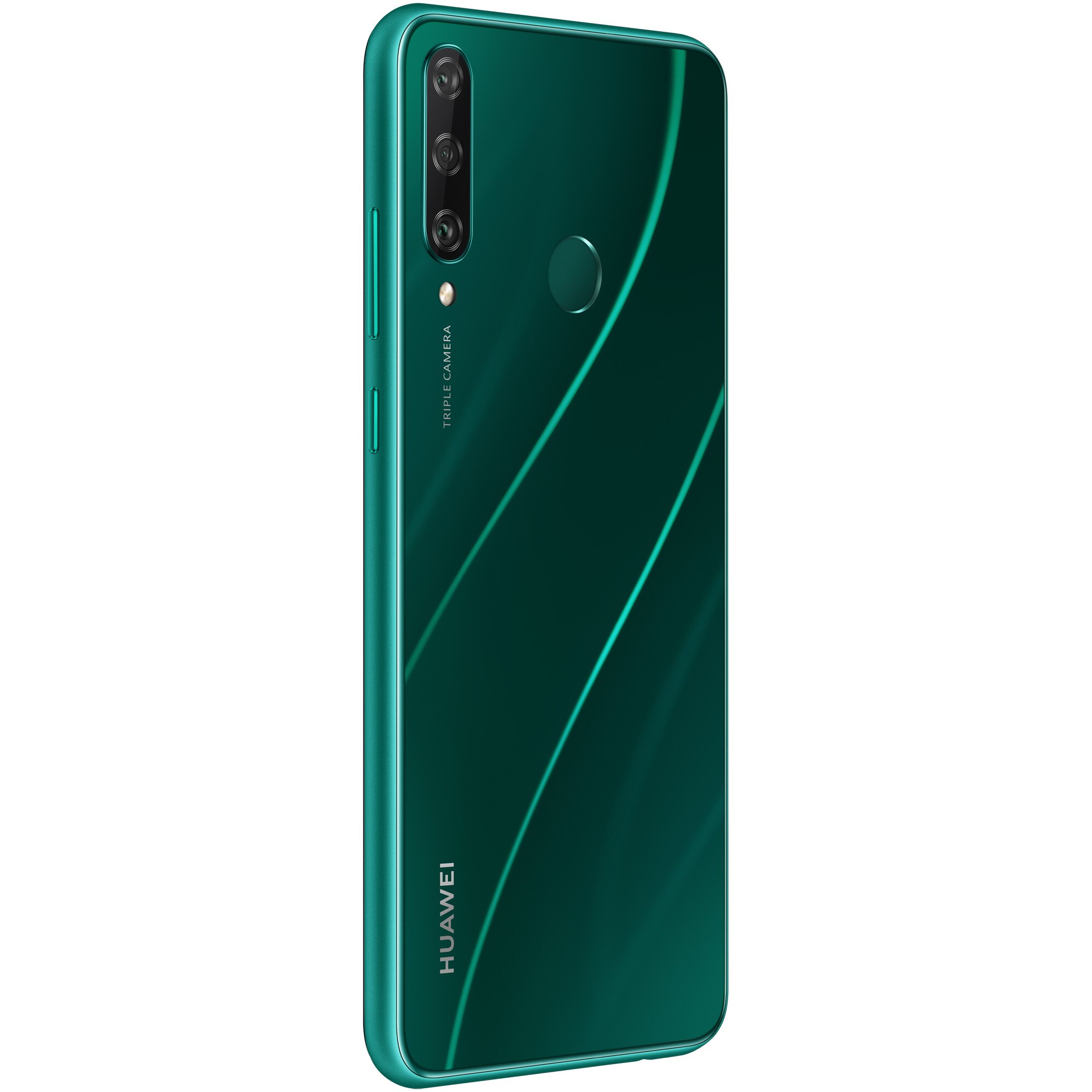 Смартфон Huawei Y6P, Dual SIM, 64GB, 3GB RAM, 4G, Emerald Green - eMAG.bg