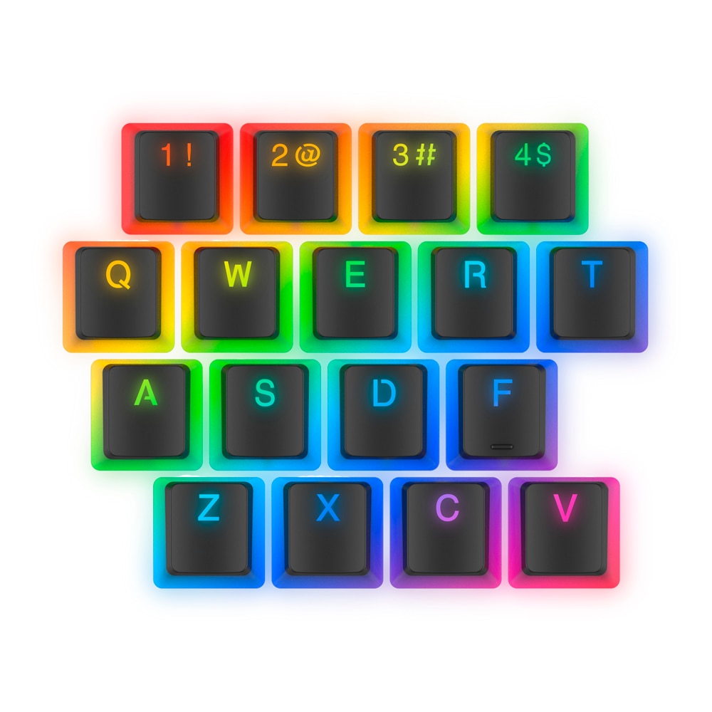 Kit taste SPC Gear KC140 DBL Shot PBT, compatibil Cherry MX, Kalih ...