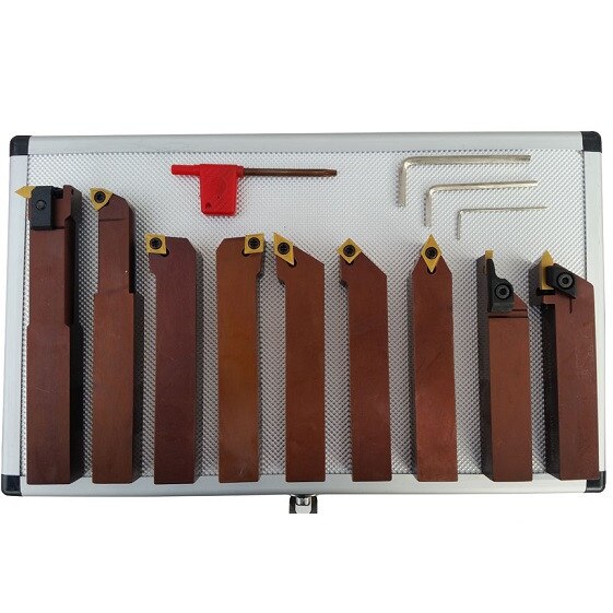 Set 9 cutite de strung cu placute amovibile de 20 x 20 mm - eMAG.ro