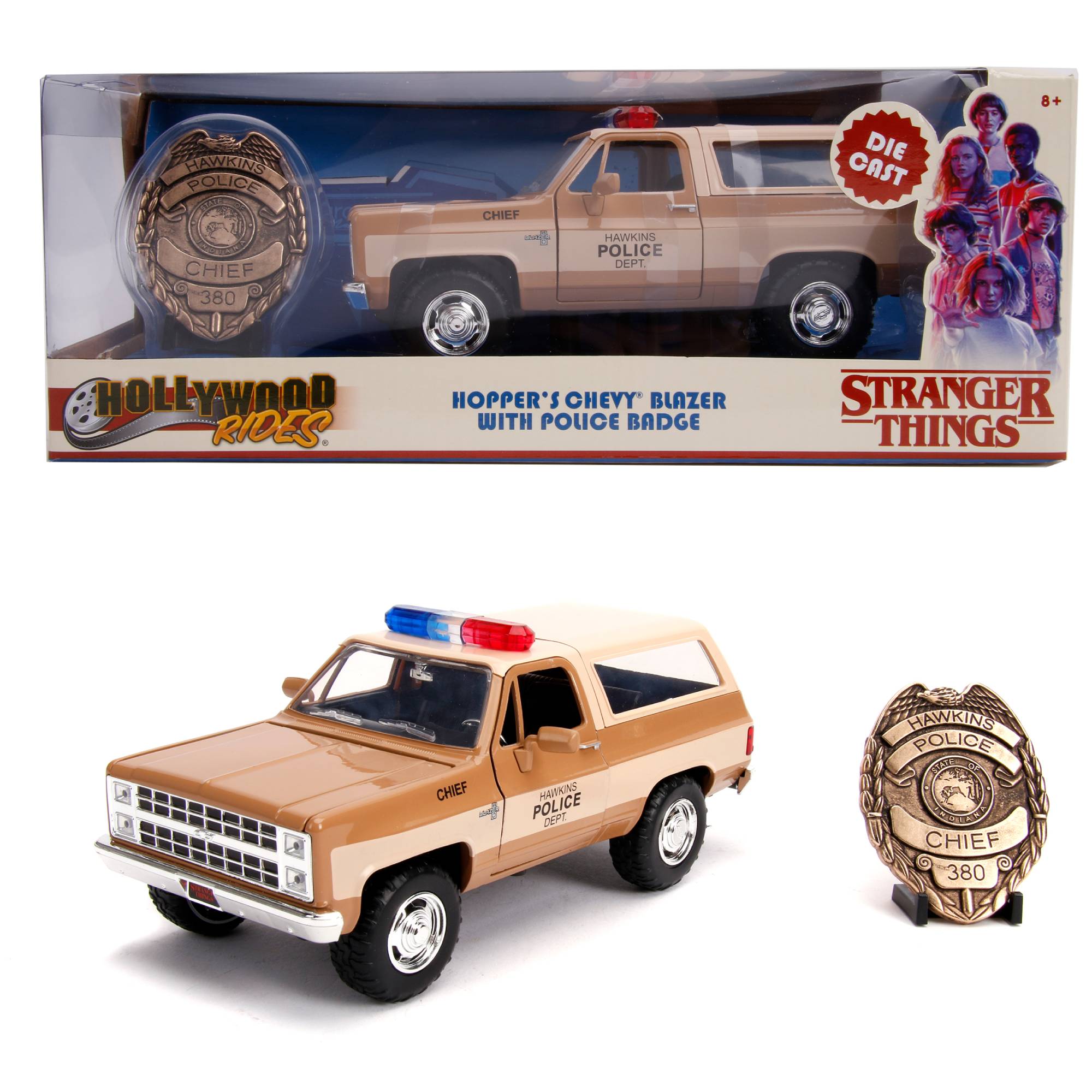 Masinuta diecast Jada Toys - Stranger Things, Hopper's Chevy Blazer ...