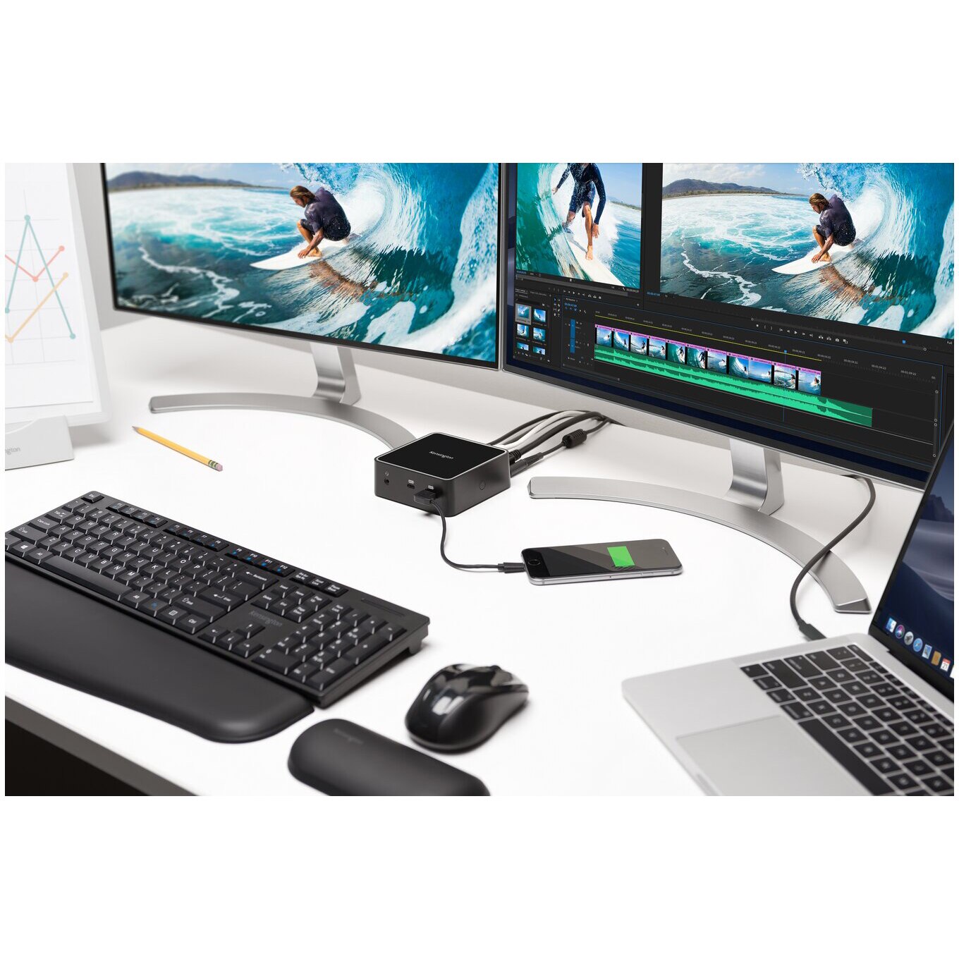 Kensington Nano Docking Station SD2400T Thunderbolt 3, 40Gbps Dual 4K ...