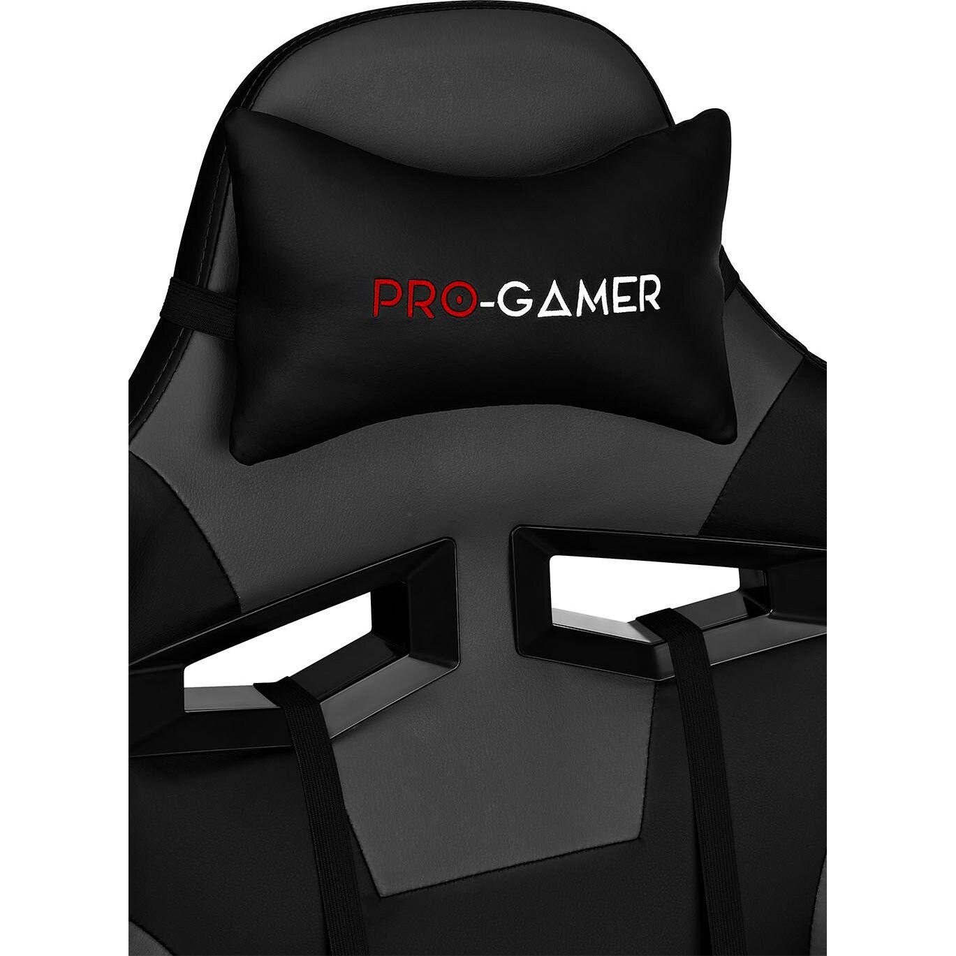 Scaun gaming PRO-GAMER Aguri, Negru/Gri - eMAG.ro