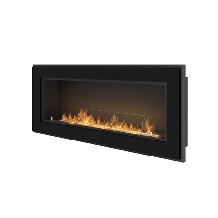 Semineu cu bioetanol, SIMPLEfire Frame 1200, otel, negru - eMAG.ro