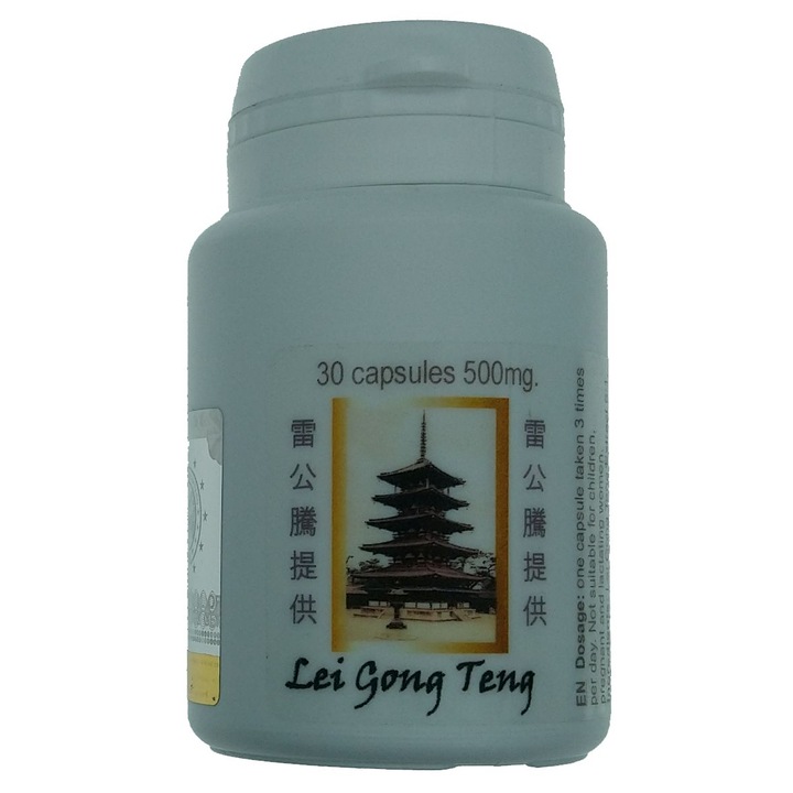 Lei Gong Teng, supliment alimentar atitumoral, 30 capsule, 500 mg ...