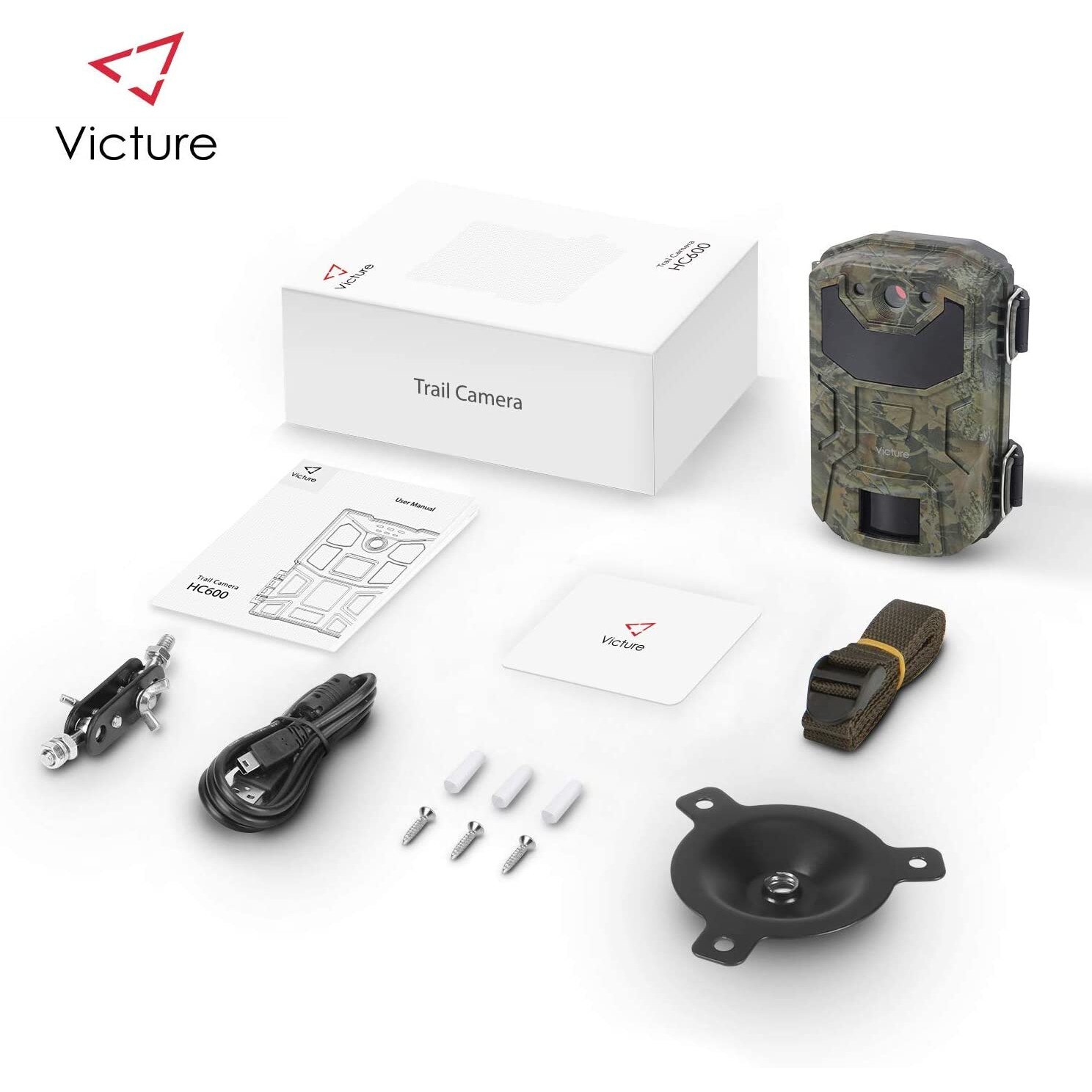 Victure ловна камера със сензор за движение, HC300, 20 MP, Full HD ...