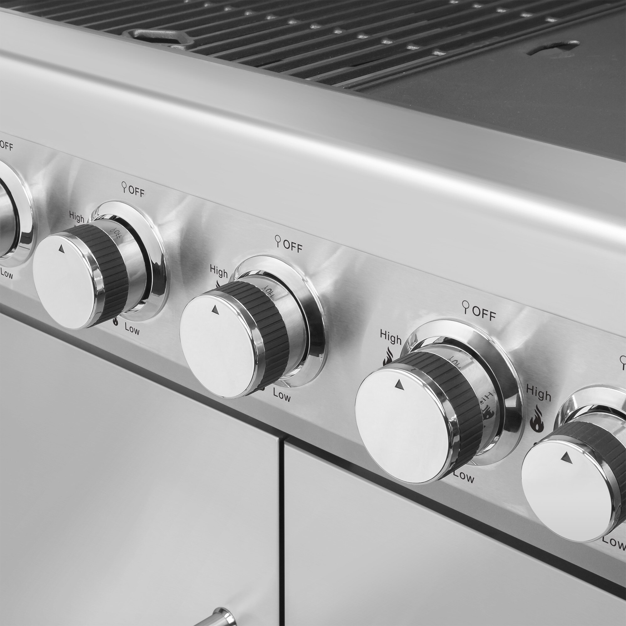 Grill gaz 5 arzatoare BBQ 5000 Master Grill Teesa argintiu - eMAG.ro