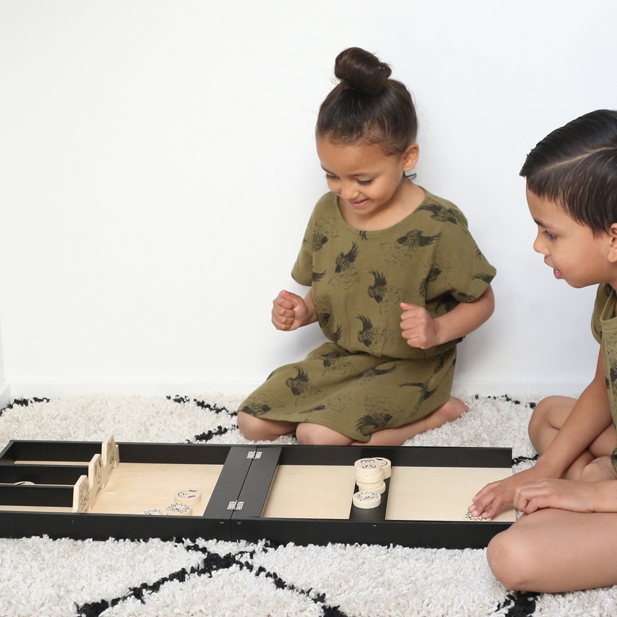 Joc interactiv copii, ZNOET, Sliding Board Game, Lemn, +3 ani - eMAG.ro