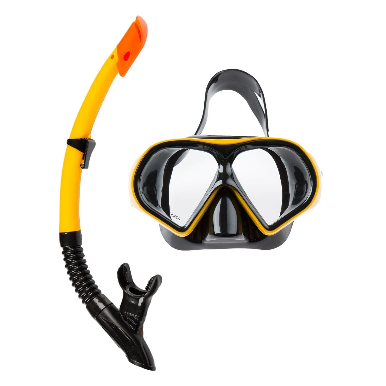 Masca inot cu tub galben, Maison du Paradis - eMAG.ro