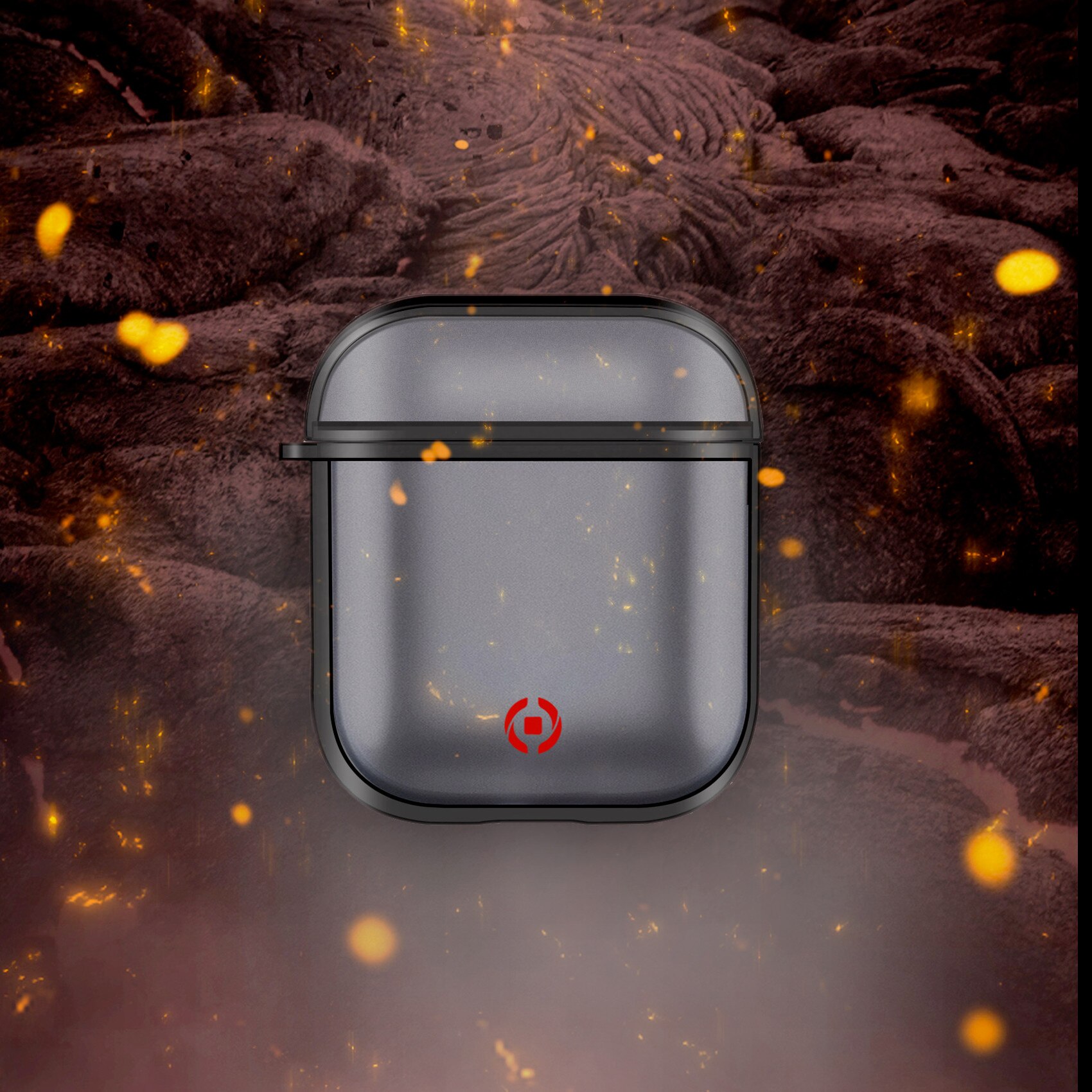 Удароустойчив калъф Celly Volcano + buds за Airpods 1/2, Черен - eMAG.bg