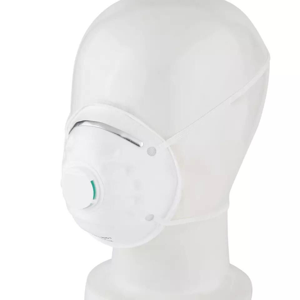 Masca de Protectie FFP3 cu Valva, Forma 3D, Bogas, Alb - eMAG.ro