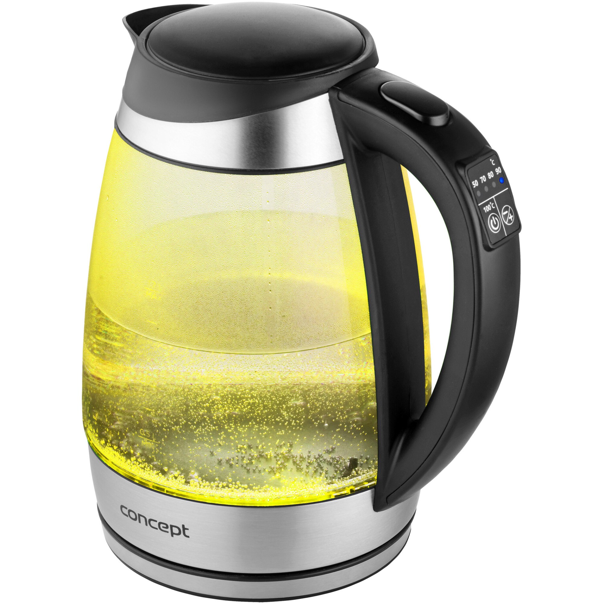 Fierbator Concept RK 4120, Sticla-Inox 1,7 l, 2200w, Siguranta dubla ...