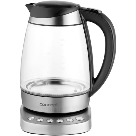 Fierbator Concept RK 4130, Sticla-Inox 1,7 l, 2200w, Siguranta dubla ...