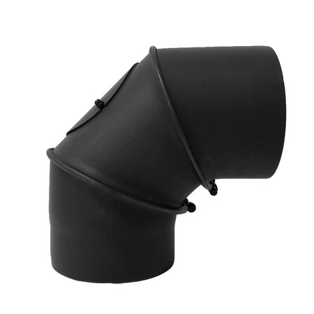 Cot reglabil 90 grade - burlan tub otel evacuare fum - Ø200mm - eMAG.ro