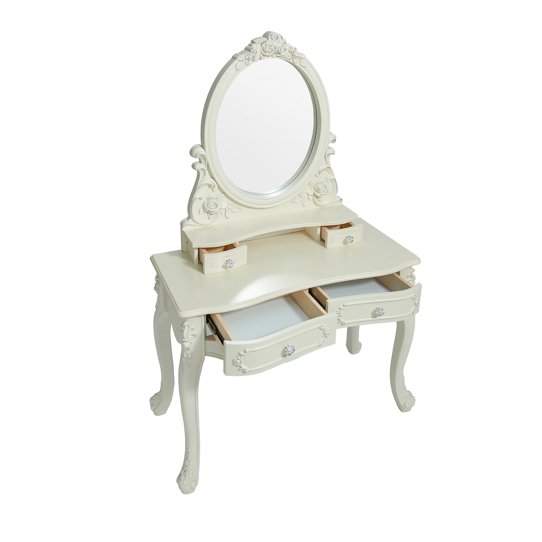 Masuta de toaleta Monalisa, Royal Comfort, alba 100 centimetri, taburet ...