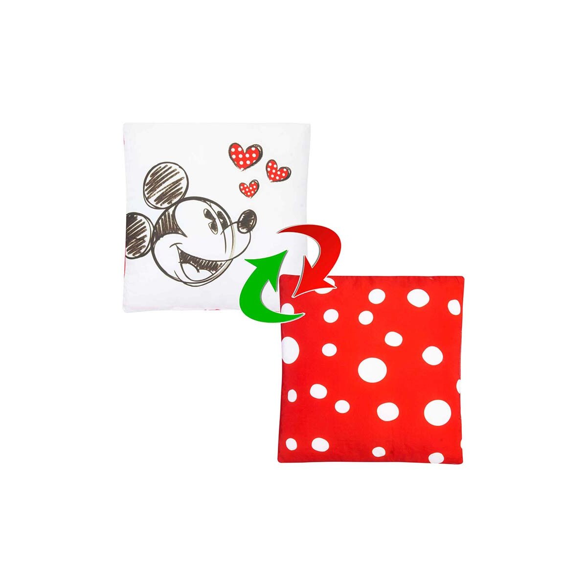 Perna cu doua fete, MCK Mickey Mouse, 30x30 cm - eMAG.ro
