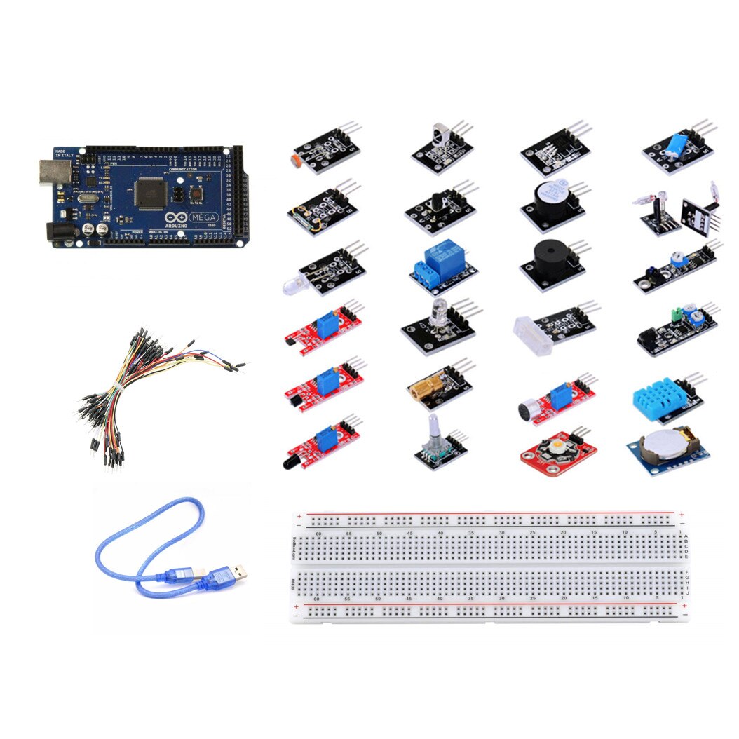 Pachet Arduino MEGA+ Kit 24 senzori - eMAG.ro