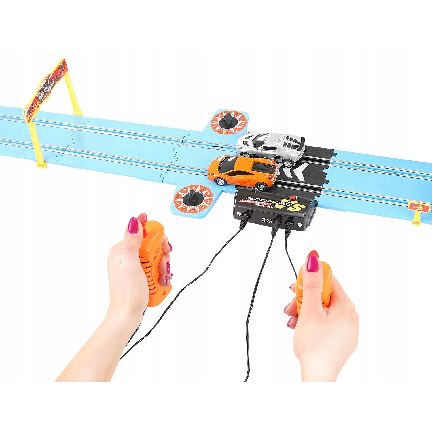 Circuit Electric pentru Masini, Giant Loops, Lungime 787 CM, 146 ...