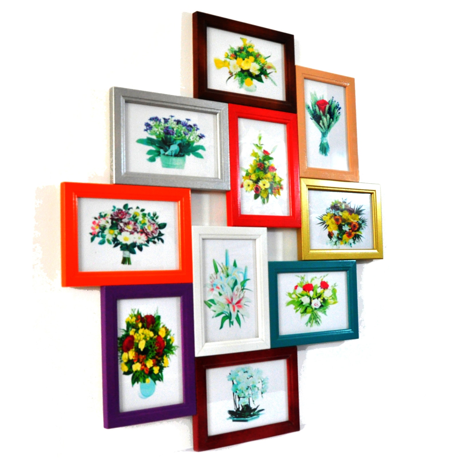 Rama foto multipla, Nasticom, Colaj, 10 Imagini/Set - eMAG.ro