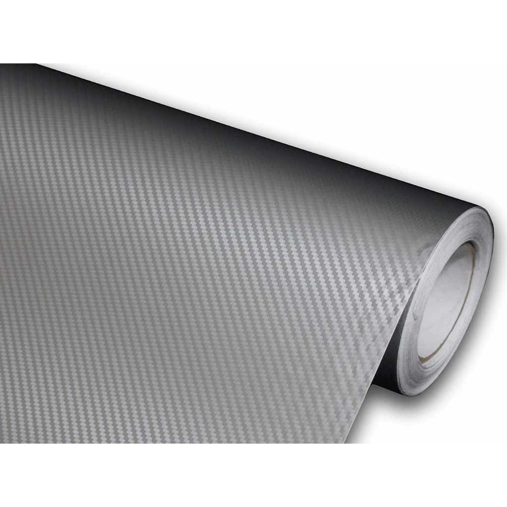 Folie autocolant carbon 3D gri, 5 m x 1.52 m - eMAG.ro