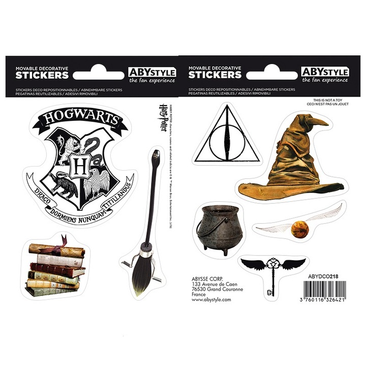 Set stickere Harry Potter, Obiecte magice, 2 planse - eMAG.ro