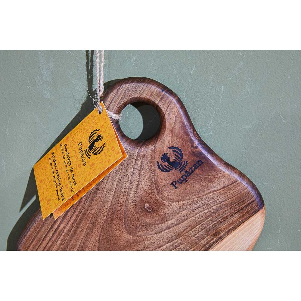 Tocator din lemn de nuc M 25x25x2cm (2385) - eMAG.ro