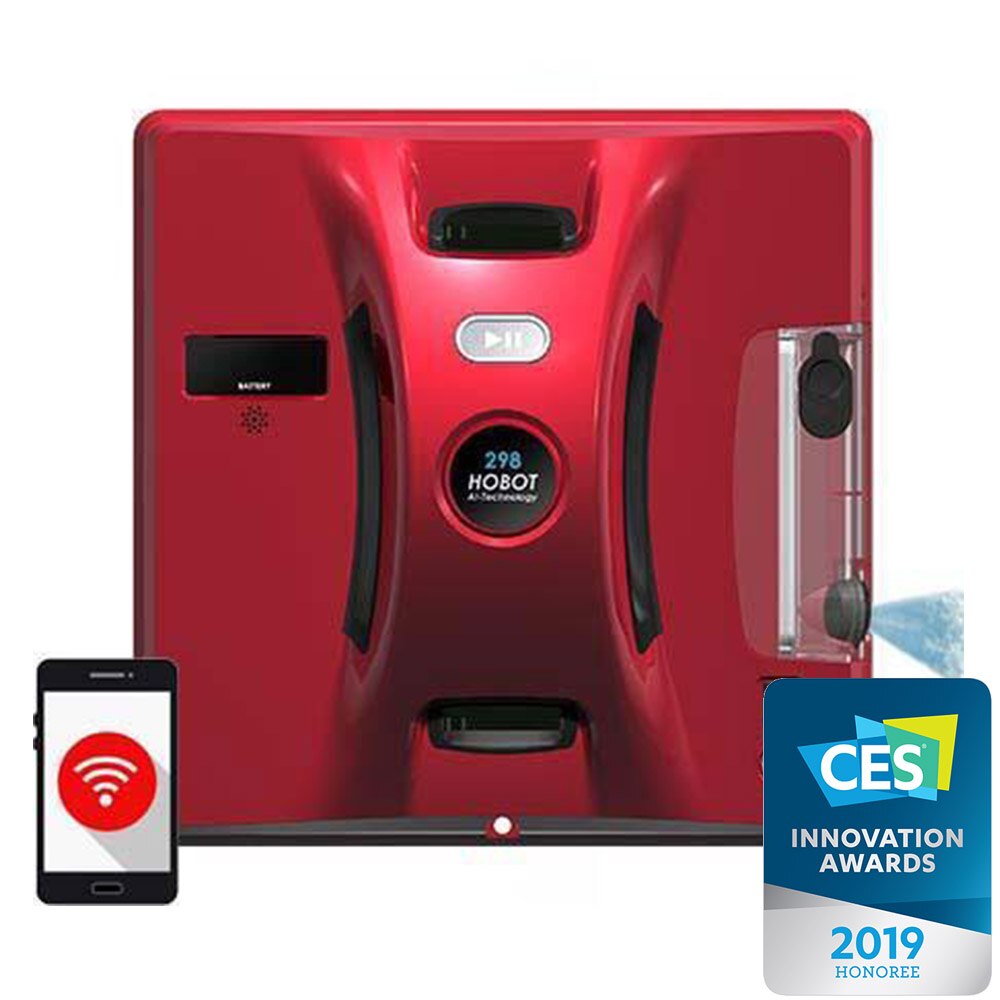Robot curatare geamuri cu pulverizator HOBOT 298, Bluetooth, UPS ...