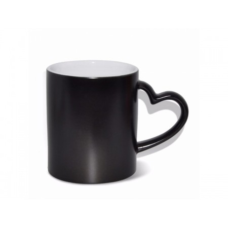 Cana neagra termosensibila mata si maner inimioara,model cu poza sau ...