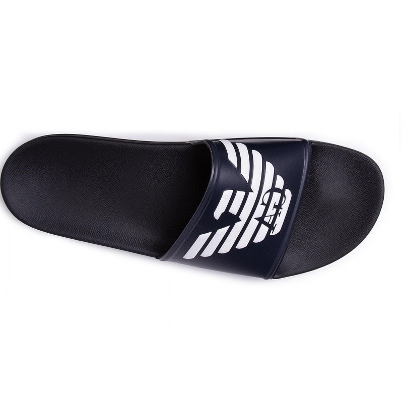 Slapi barbati Emporio Armani X4PS01 XL828 Navi Alb 42 - eMAG.ro