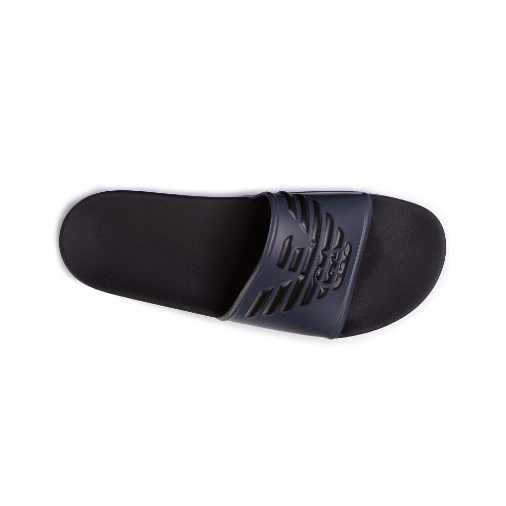 Slapi barbati Emporio Armani X4PS01 XL828 Gri Negru 44 - eMAG.ro