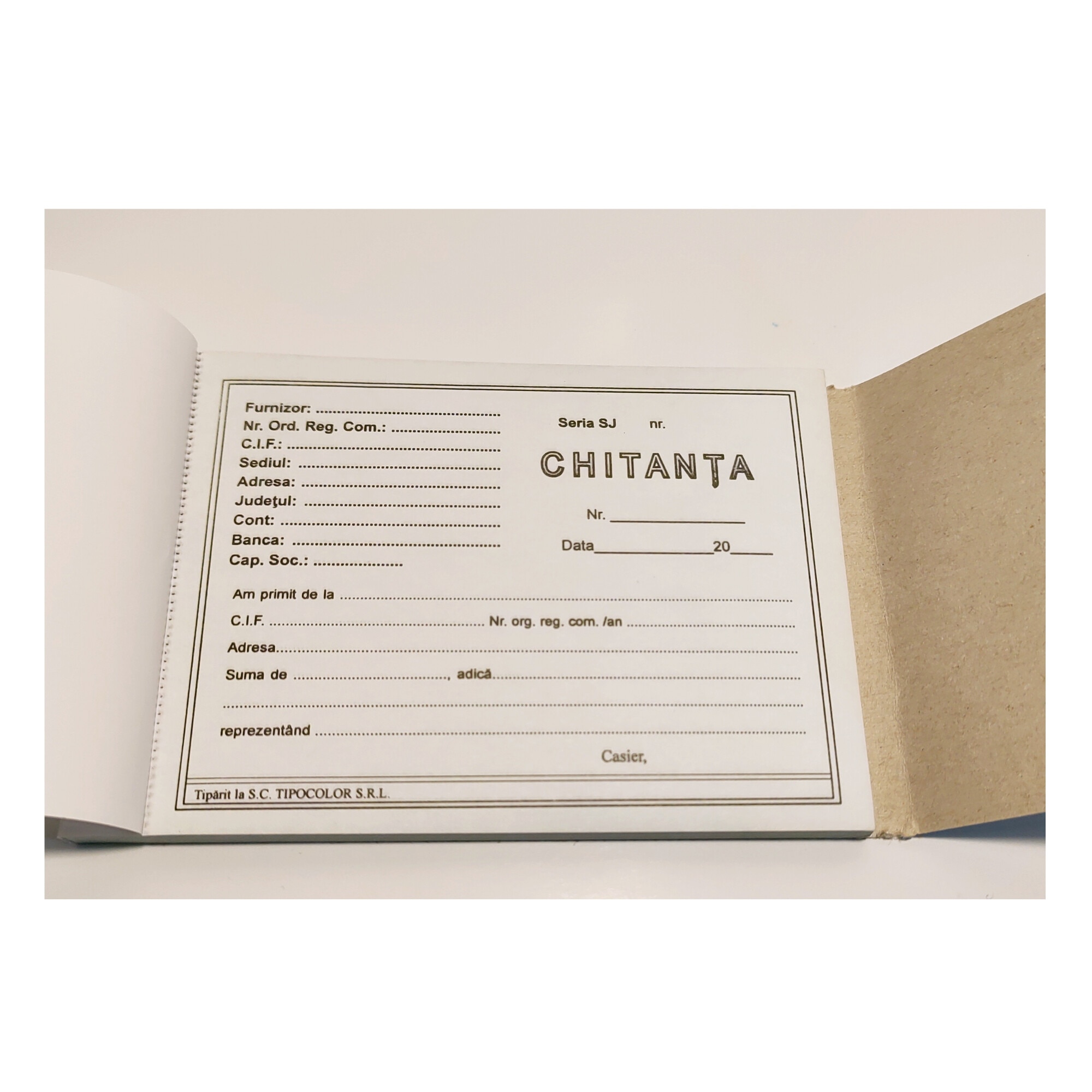 Set 10 bucati Chitantiere, Format A6, 2 Exemplare, 50 Seturi/Carnet ...