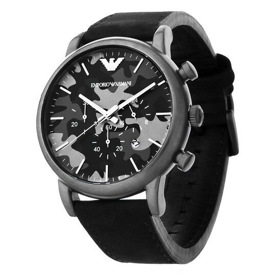 Мъжки Часовник Emporio Armani, AR1816, 42мм., черен - eMAG.bg