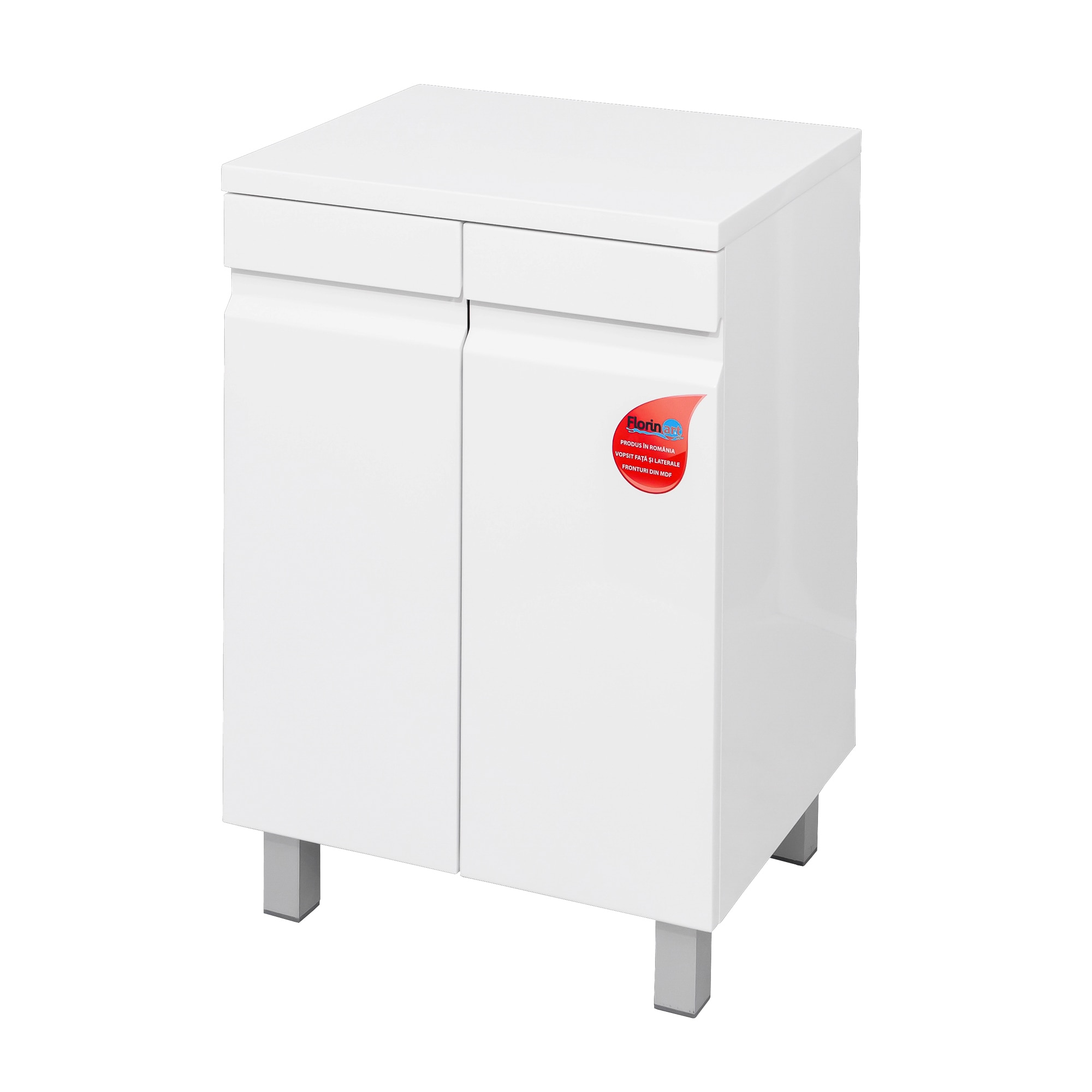 Mobilier Mdf vopsit cu blat 60 cm pentru lavoar bol - eMAG.ro