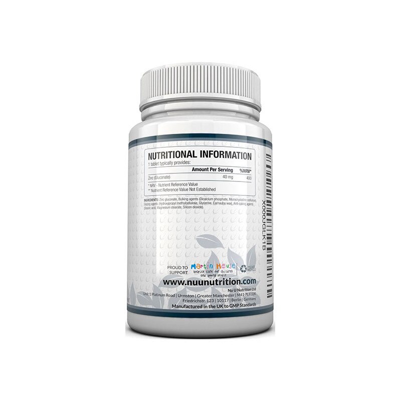 Zinc 50mg, 365 comprimate cu gluconat de zinc, 12 luni de aprovizionare ...