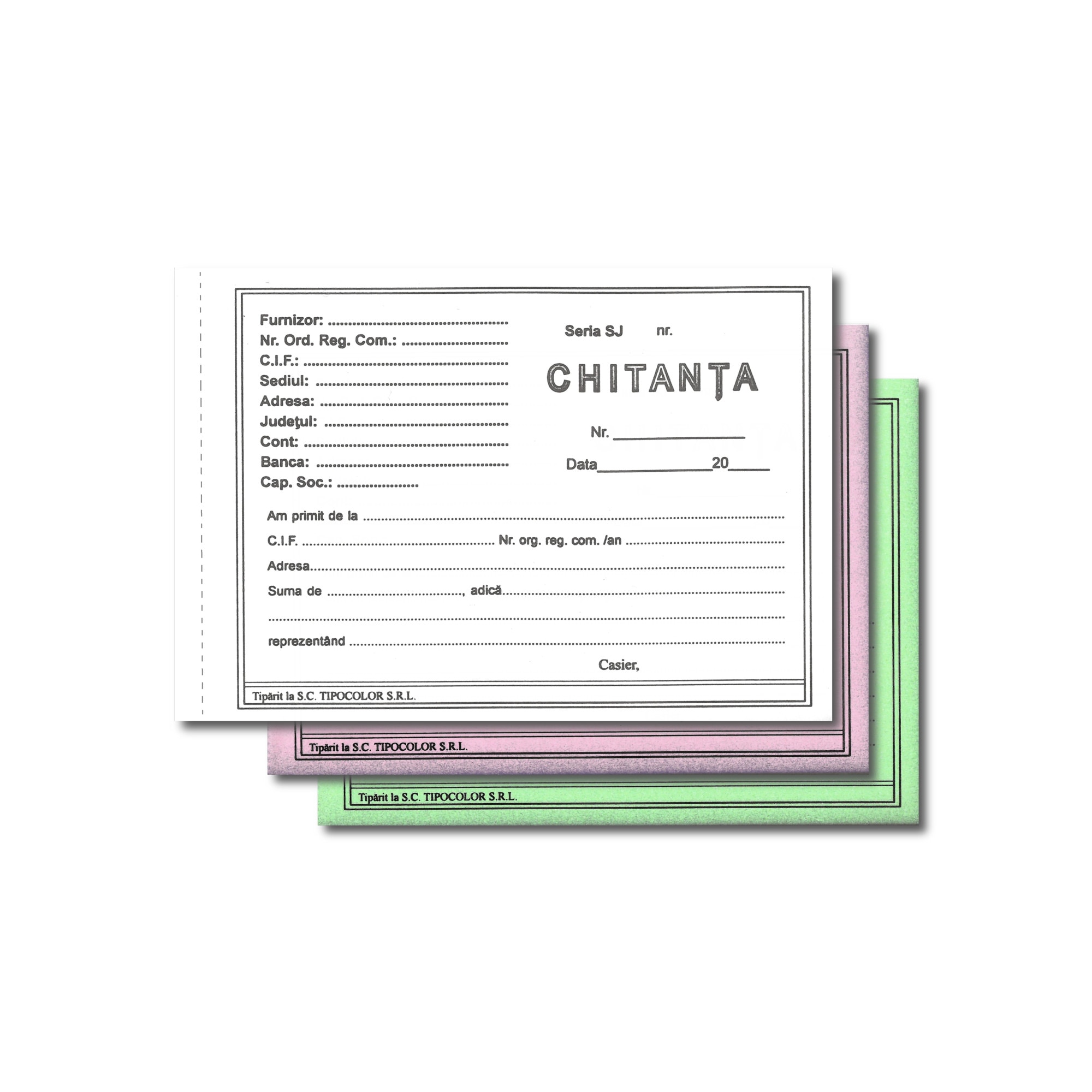 Set 10 bucati Chitantiere Autocopiative, Format A6, 3 Exemplare - eMAG.ro