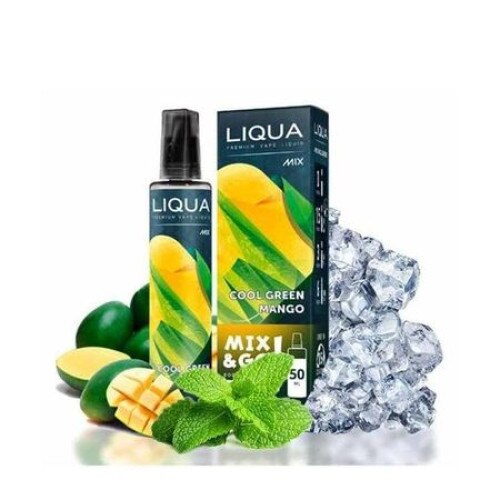 Lichid Tigara Electronica Liqua Shortfill - Cool Green Mango,50ml,0mg/ml - eMAG.ro