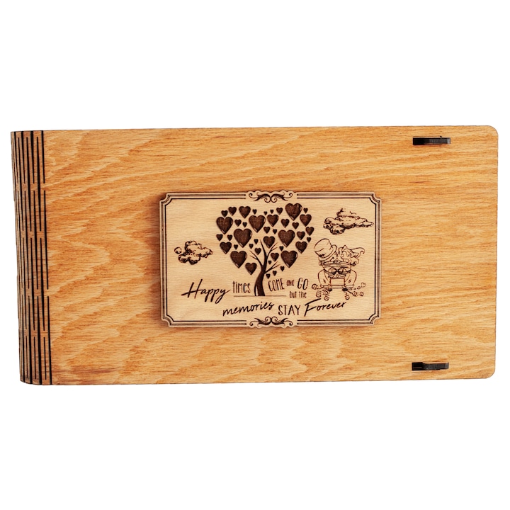 Cutie Din Lemn Pentru Stick Usb Loc Fotografii Vintagebox